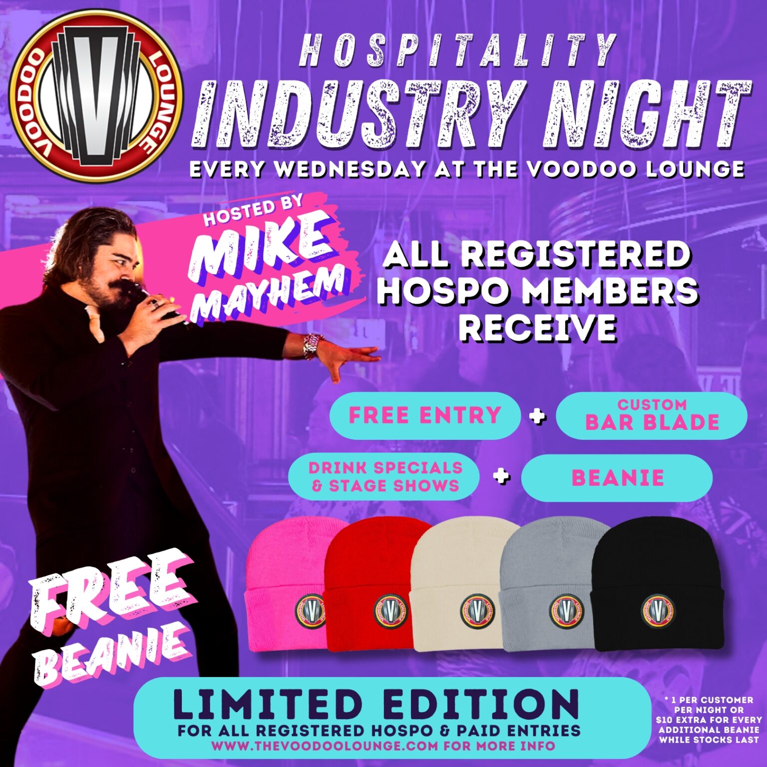 What's On At Voodoo - The Voodoo Lounge